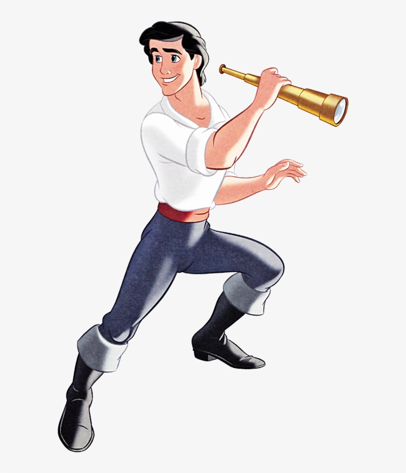 Pre Order Hand Made Disney - Eric Little Mermaid Png - Free Transparent ...