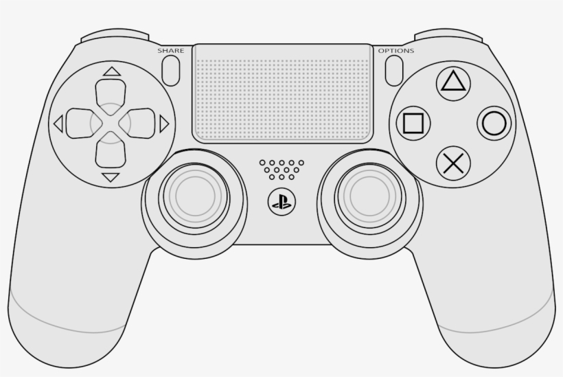 Dualshock 4 Layout - Dualshock Png - Free Transparent PNG Download - PNGkey