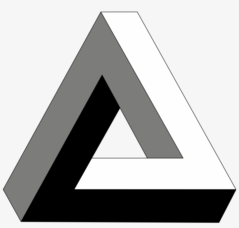 Vector Triangles Infinite - Penrose Triangle - Free Transparent PNG ...
