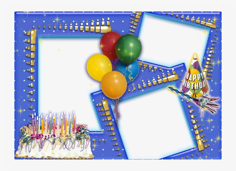 Birthday Photo Frame Psd - Free Transparent PNG Download - PNGkey