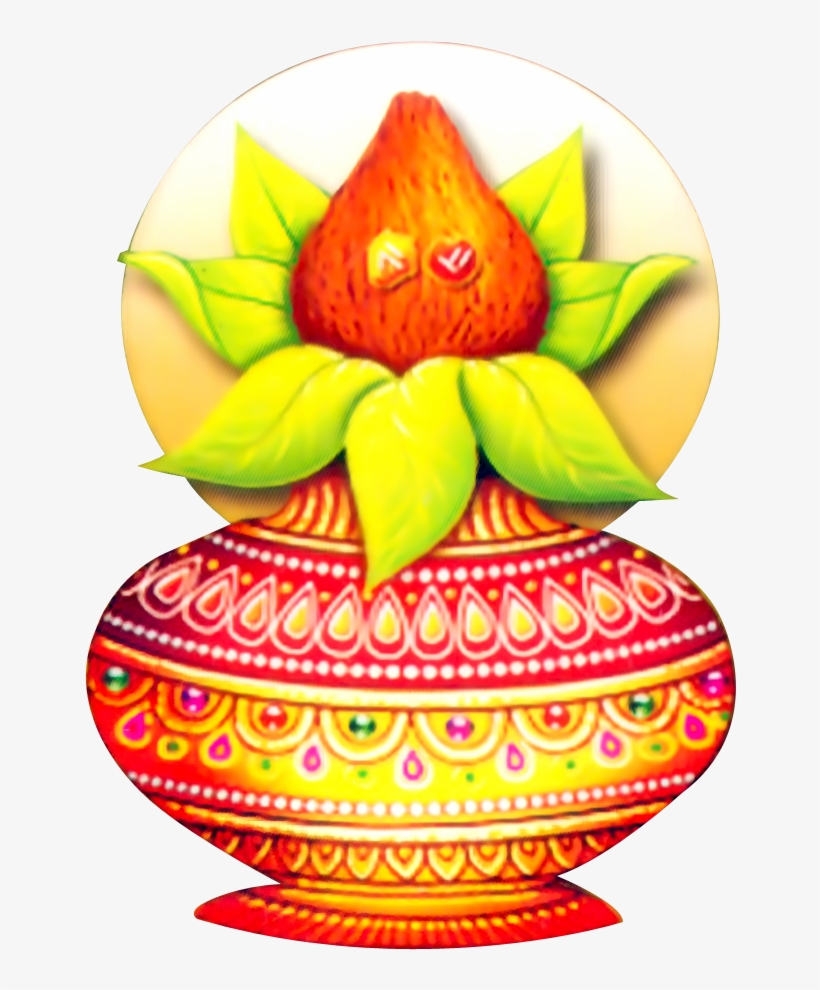 Pooja Kalash Png Colourfull - Wedding Kalash Png - Free Transparent PNG ...