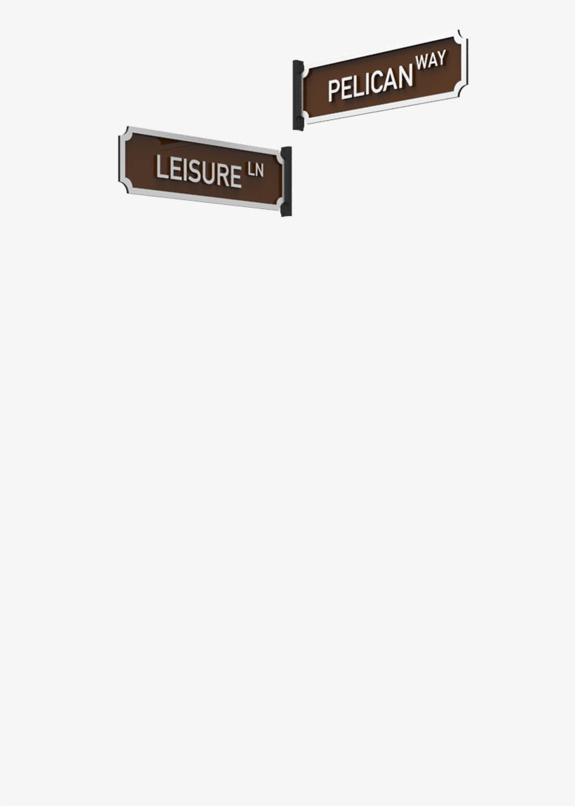 Cast Series Side Mount Chamfered Street Sign - Street Sign - Free ...