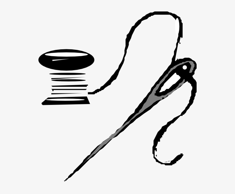Thread And Needle Svg Clip Arts 552 X 597 Px - Free Transparent PNG ...