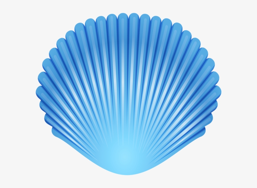 Blue Seashell Transparent Png Clip Art Image - Seashell Clipart ...