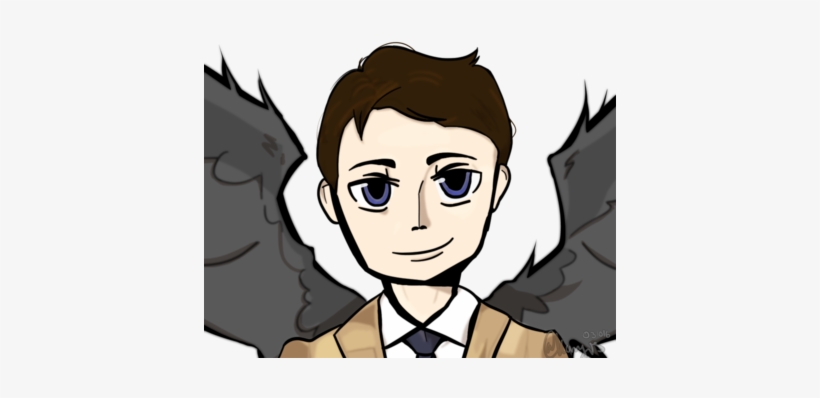 The Angel, Castiel - Cartoon - Free Transparent PNG Download - PNGkey
