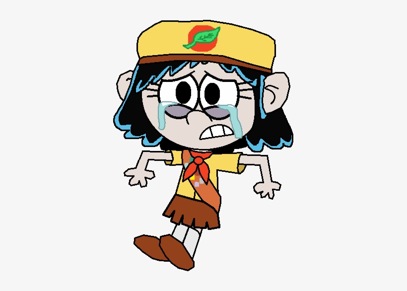 Crying Girl Scout - Cartoon - Free Transparent PNG Download - PNGkey