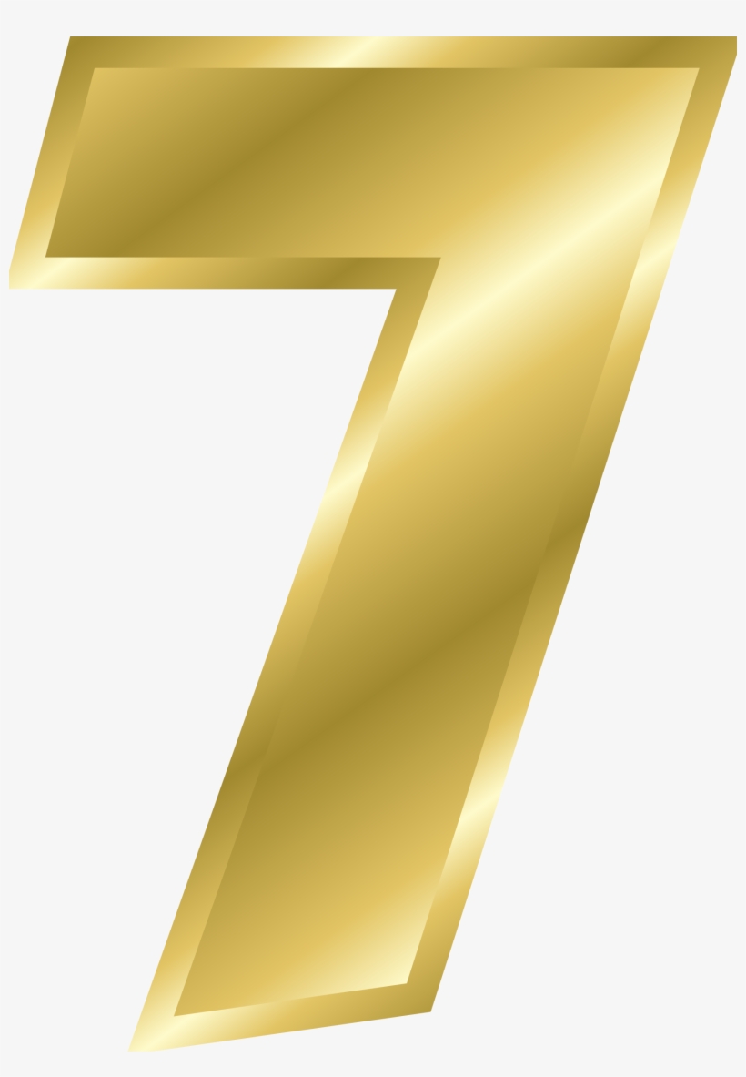 Big Image - Number 7 Transparent Background - Free Transparent PNG ...