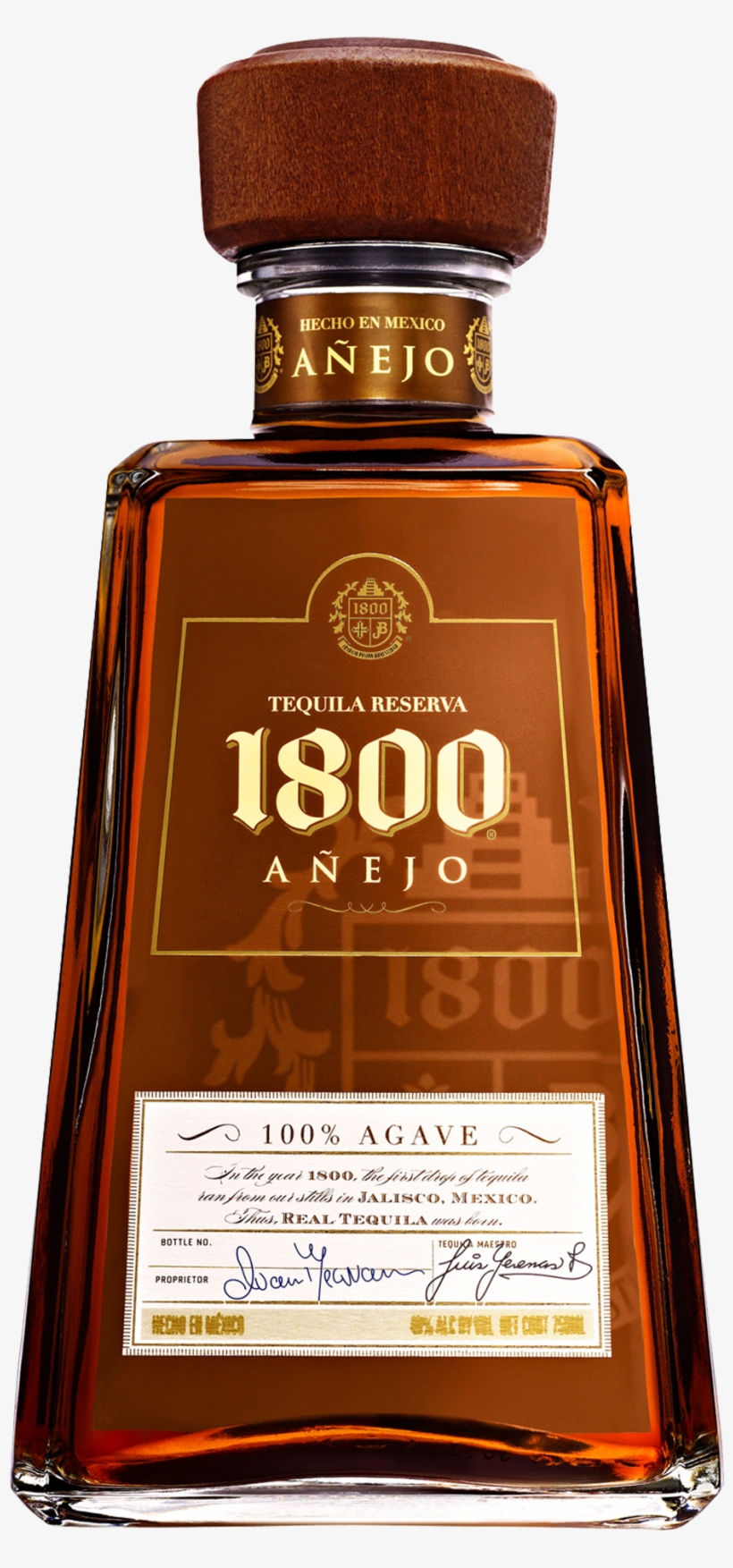 1800 Añejo Tequila 700ml - 1800 Anejo Tequila 700ml - Free Transparent ...