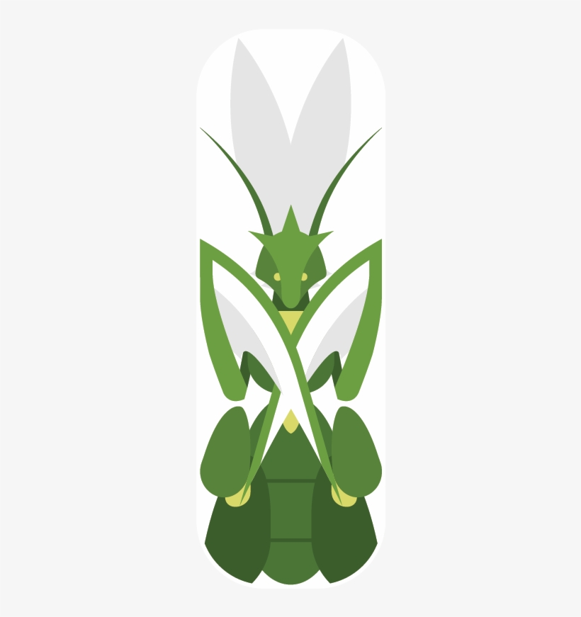 Pokemon- 123 Scyther - Free Transparent PNG Download - PNGkey