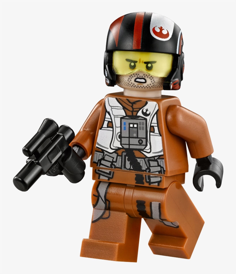 Lego Poe Dameron - Lego 75102 Poe's X-wing Fighter - Free Transparent ...