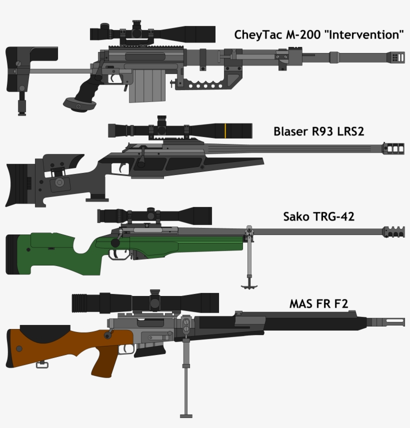 Drawn Snipers Bolt Action Rifle - Ghost Recon Wildlands Frf 2 - Free ...