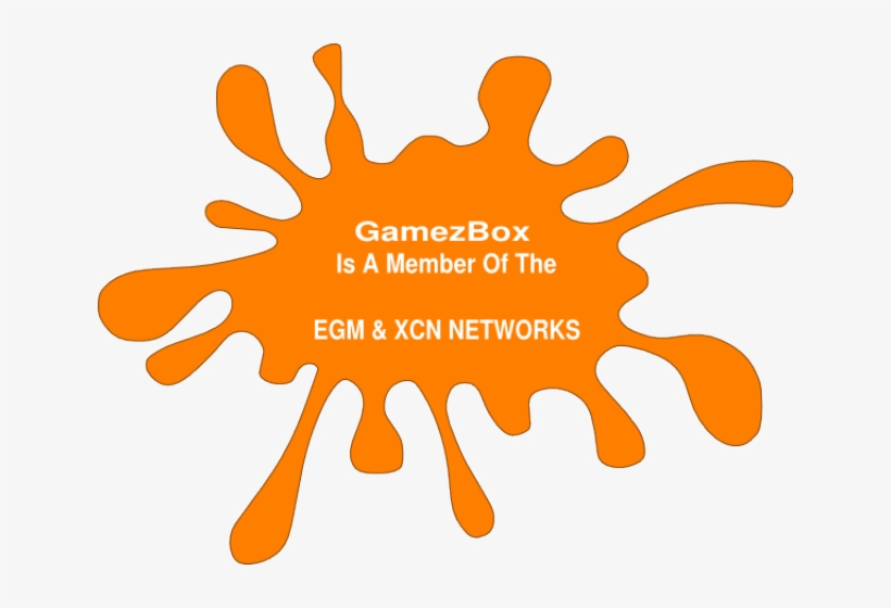 Splatter Clipart Nickelodeon - Orange Paint Splatter Clip Art - Free ...
