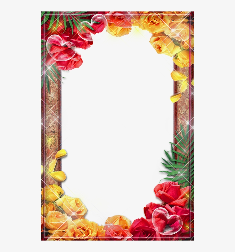 Frame Flower Border Design For A4 Size Paper - Pretty backgrounds ... Frame Flower Border Design For A4 Size Paper - Pretty backgrounds ...