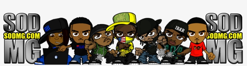 Soulja Boy Tell Em Cartoon Piece - Sod Money Gang - Free Transparent ...