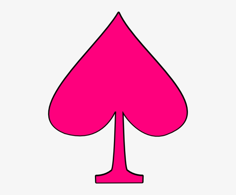 Small - Pink Spade Transparent - Free Transparent PNG Download - PNGkey