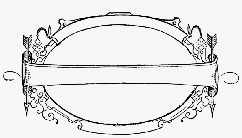 Label Frame Oval Arrows Swirls Design Image Digital - Picture Frame ...