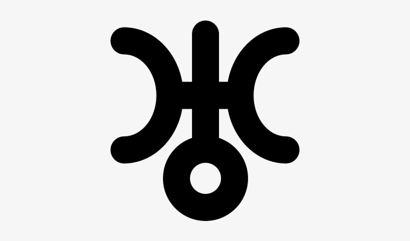 Uranus Sign Vector - Uranus Sign - Free Transparent PNG Download - PNGkey