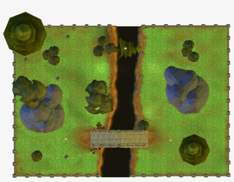 Final Level With Spawn Points And Power Up Areas Shown - Watercolor ...