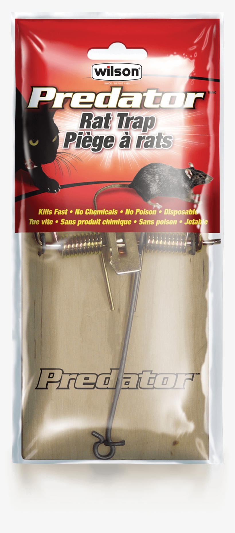 Wilson Mouse Traps & Bait 7740470 Predator Wood - Free Transparent PNG ...