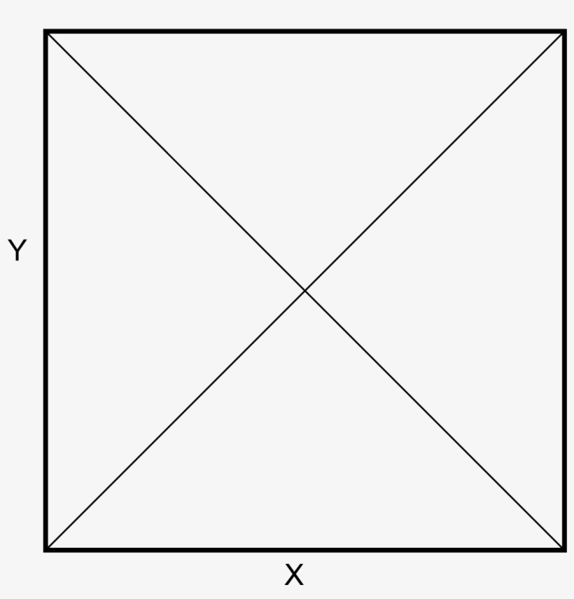 Unit Square And Parallelogram - Line Art - Free Transparent PNG ...