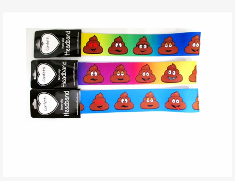 Confetti And Friends Poop Emoji Hair Ties - Costume - Free Transparent ...