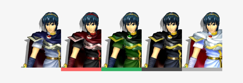Marth Palette - Black Marth Melee - Free Transparent PNG Download - PNGkey