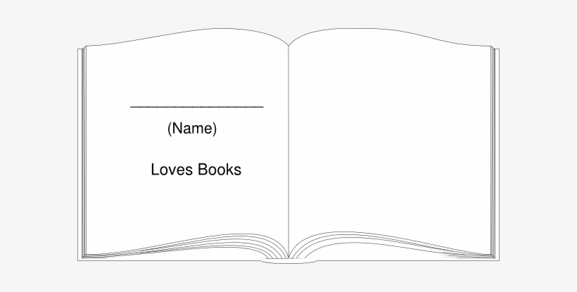 Book Shape Outline - Free Transparent PNG Download - PNGkey