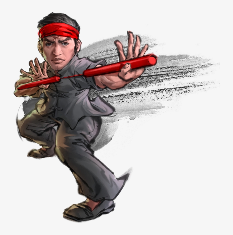 Nunchuck Master Aquinas - 水墨 素材 - Free Transparent PNG Download - PNGkey