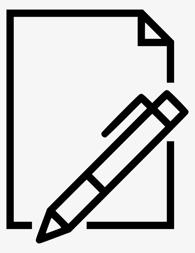 Blank Paper Write - Paper And Pen Drawing - Free Transparent PNG ...