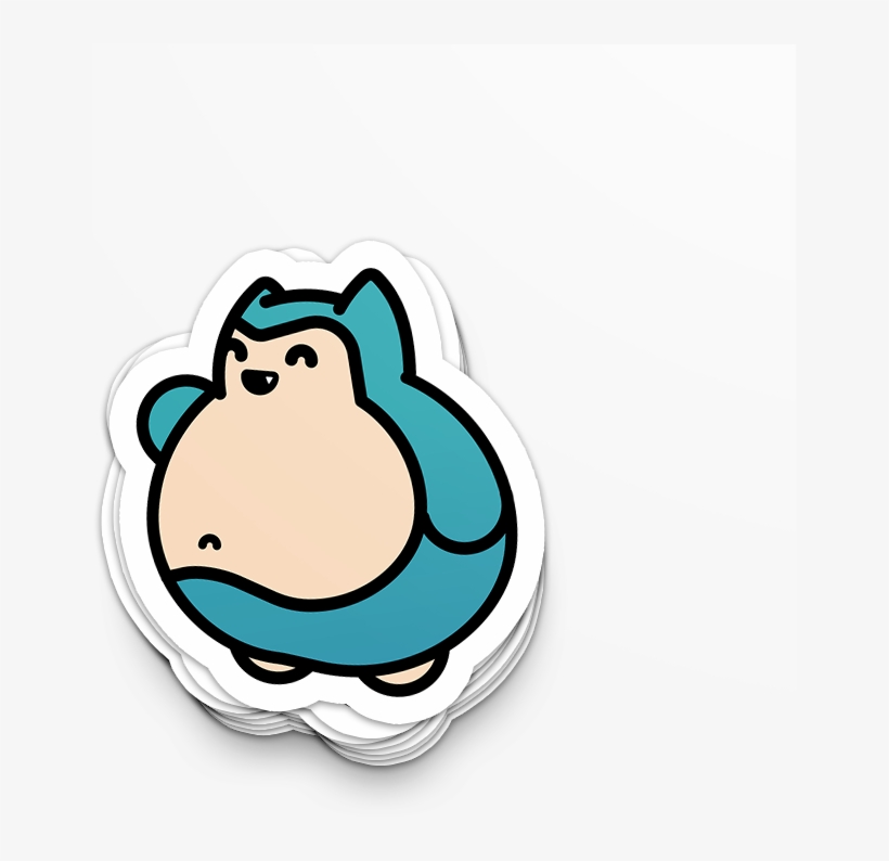 Image Of Snorlax Sticker - Free Transparent PNG Download - PNGkey