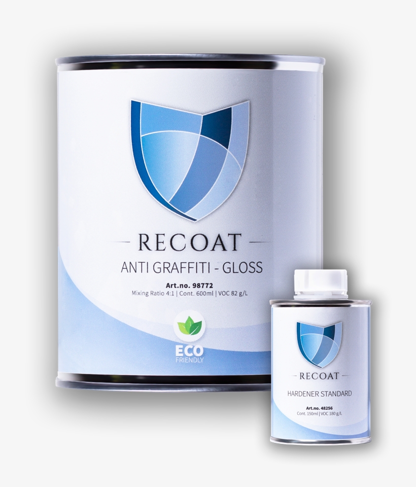 Recoat Anti Graffiti Gloss - Anti-graffiti Coating - Free Transparent ...
