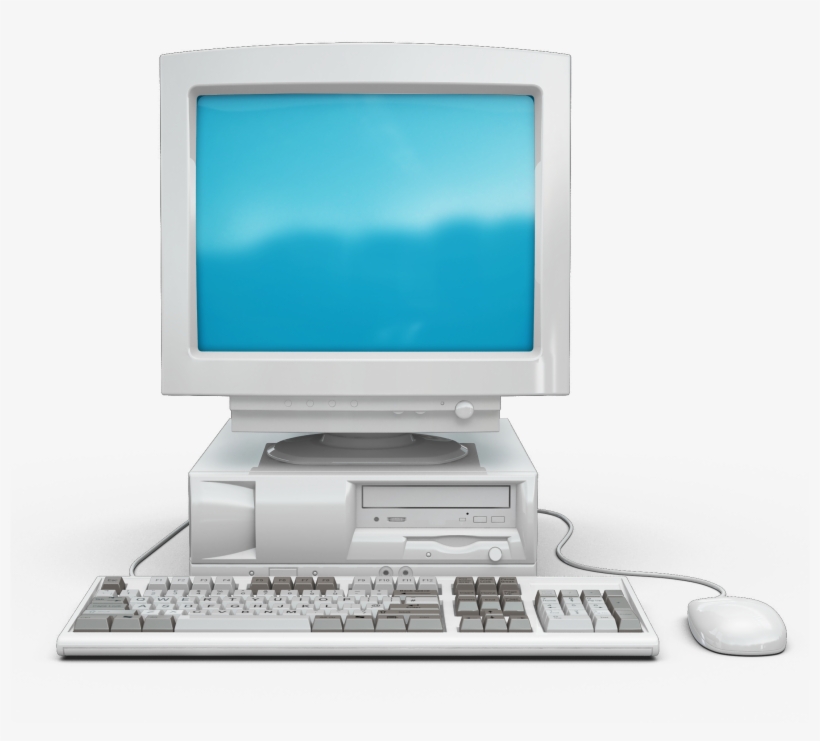 Old Computer Monitor Png - Old Desktop Computer Png - Free Transparent ...
