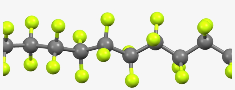The Chemical Structure Of Teflon - Polytetrafluoroethylene Png - Free ...