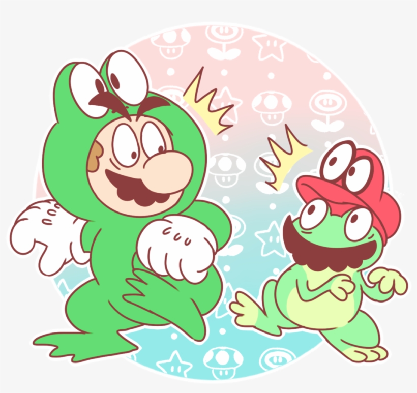 Frog Marios By Master-rainbow - Frog Mario Fanart - Free Transparent ...