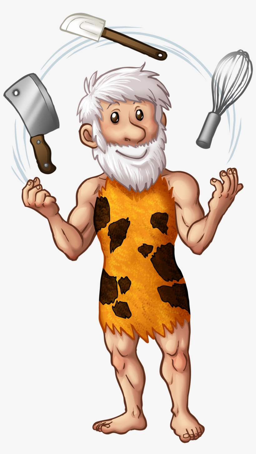 Caveman Clipart Primal - Caveman Cook - Free Transparent PNG Download ...