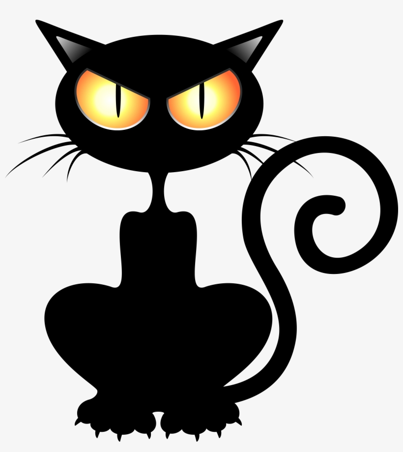 Black Cat Vector Png - Free Transparent PNG Download - PNGkey
