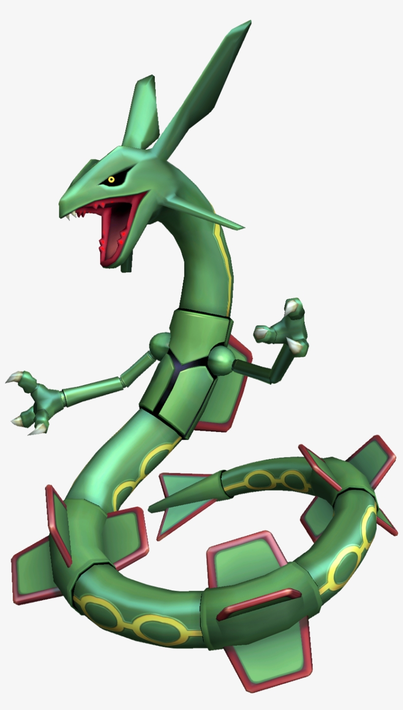 Rayquaza Cg Art - Pokemon Rayquaza - Free Transparent PNG Download - PNGkey