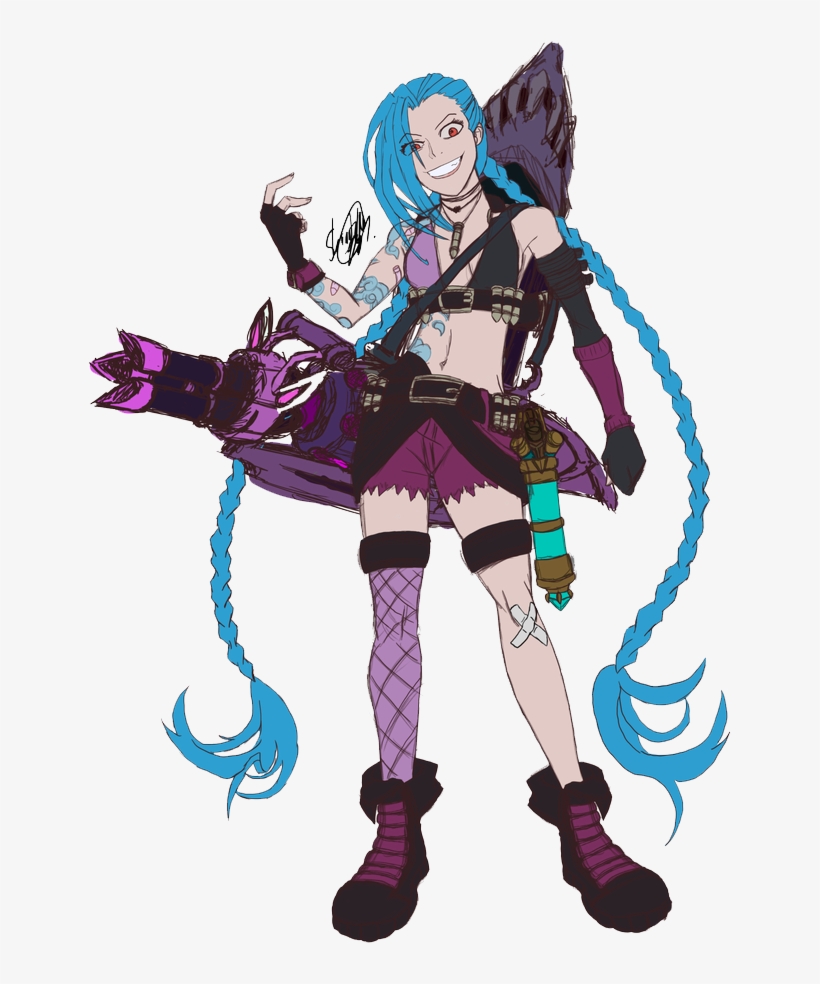 Jinx Transparent Png - League Of Legends Jinx Png - Free Transparent ...