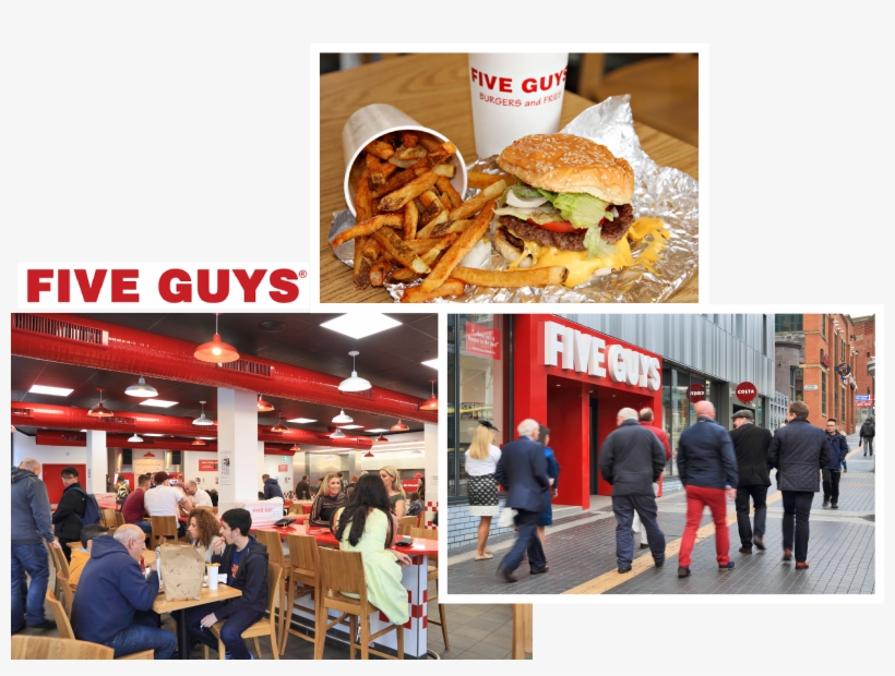 Five Guys Queen Square Liverpool - Five Guys - Free Transparent PNG ...