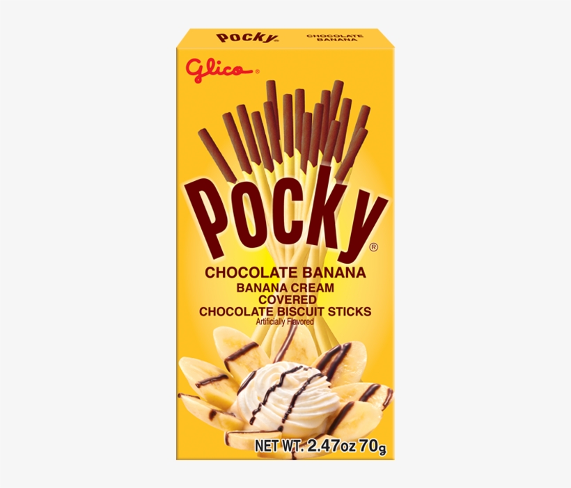 Pocky Chocolate Banana - Free Transparent PNG Download - PNGkey