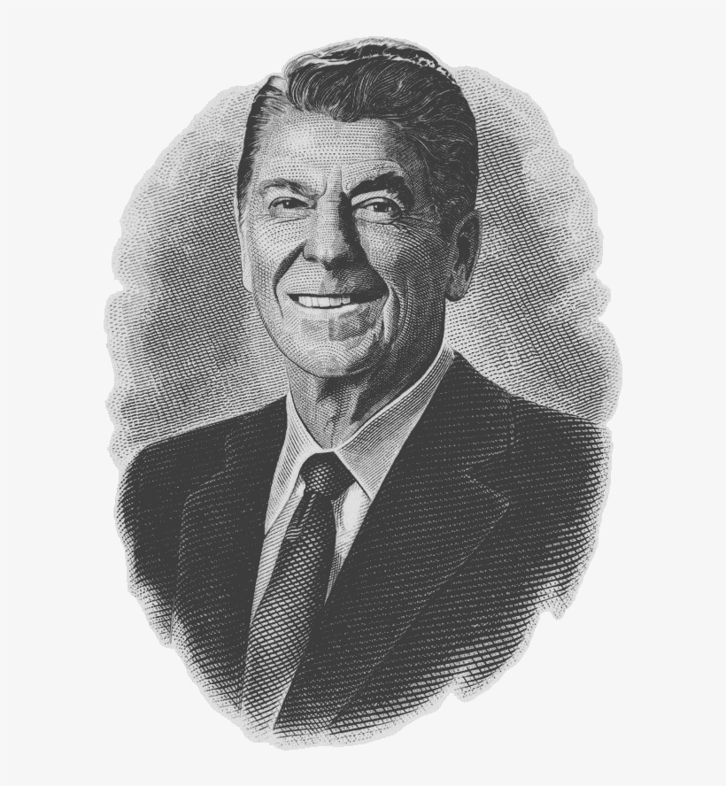 The Great Communicator - Ronald Reagan - Free Transparent PNG Download ...