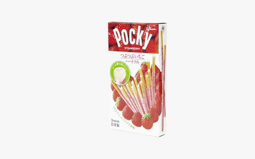 Pocky Strawberry Japan - Glico Pocky Strawberry Cream Covered Biscuit ...