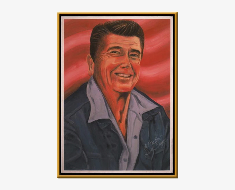 President Ronald Wilson Reagan - Openclipart - Free Transparent PNG ...