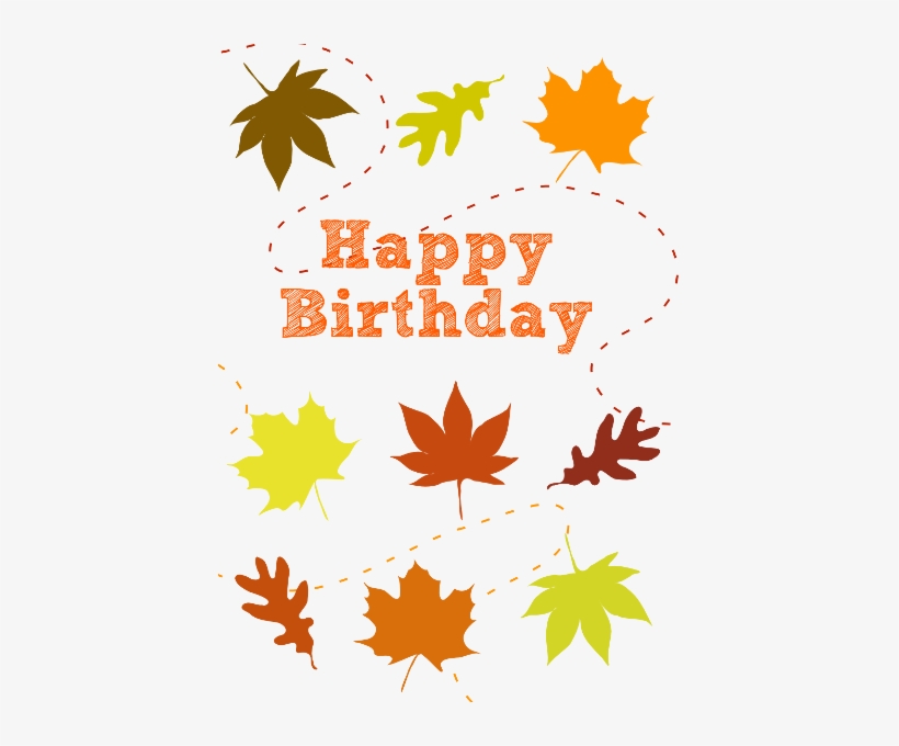 Image Library Download Happy Birthday Fall Theme - Happy Birthday ...