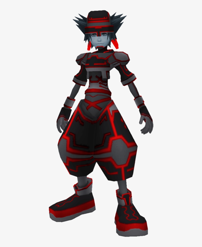 Sora Sp Valor - Kingdom Hearts 2 Sora Valor Form - Free Transparent PNG ...