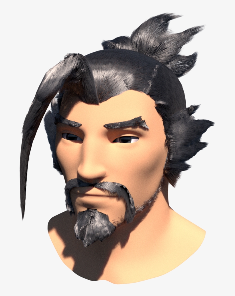 Hanzo Head Png Clipart Library Library - Hanzo Face Png - Free ...