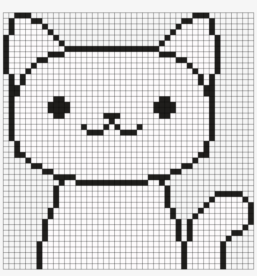 Snowball Neko Atsume Perler Bead Pattern / Bead Sprite - Motif Of ...