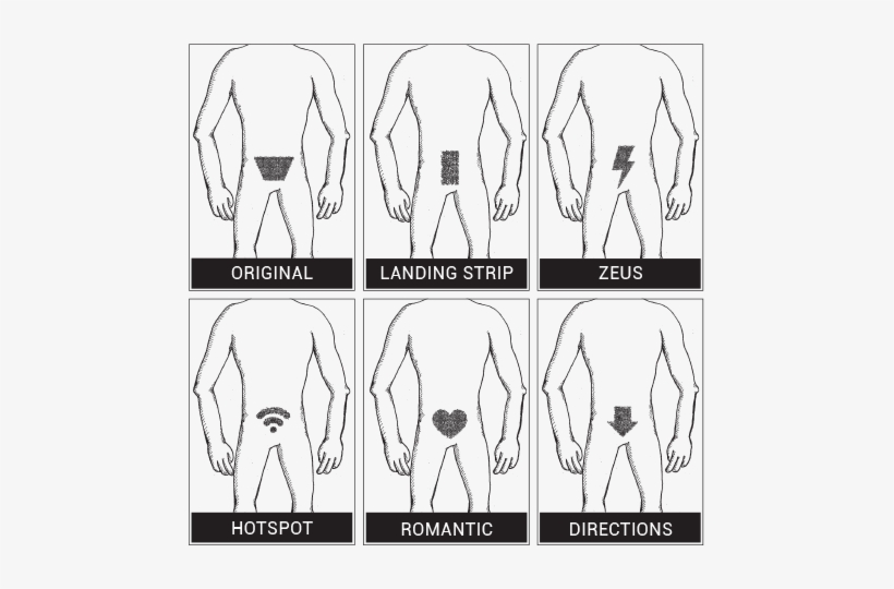 5 Trending Male Pubic Hair Designs Men Are Shaving - Manscaping Styles - Free Transparent PNG ...