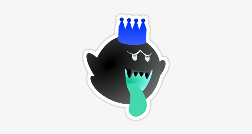 Retro Mario King Boo Ghost By Chillee Wilson By Chilleewilson - Mario ...