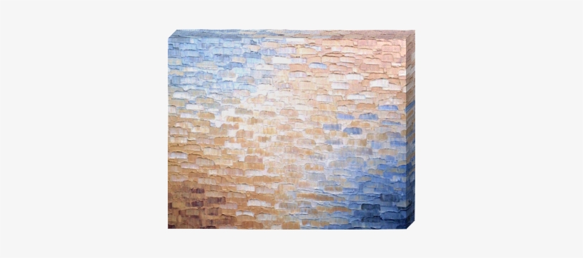 Signed Print On Canvas Of Original Modern Abstract - Brickwork - Free ...